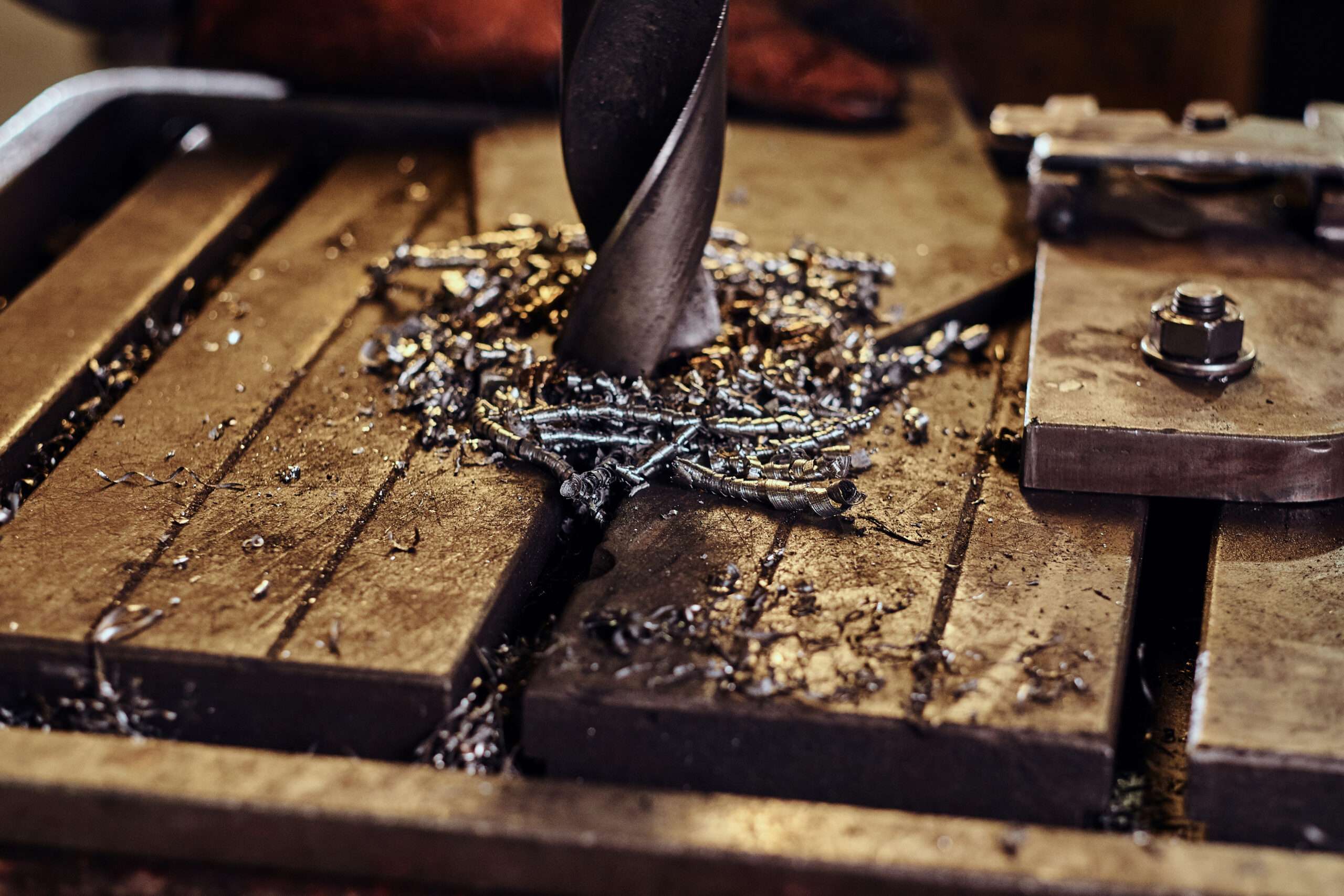 Effect of drill angle: Drilling operation on machined components