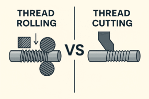 Thread Rolling Vs Thread Cutting Benefits Applications
